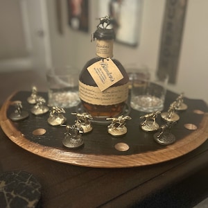 GRAND Head Stave Blanton's Bourbon Bottle and Stopper Dispay REAL ...