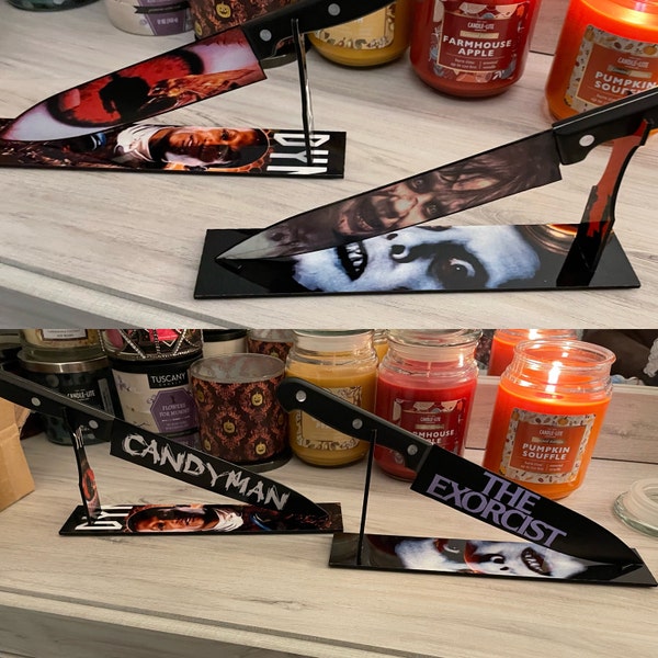 The Exorcist Demon Knife Set With/without Sublimated Stand - Etsy