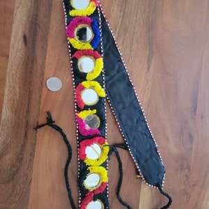 Beaded Kuchi Panel With Ties. headdress Boot Strap Choker. - Etsy