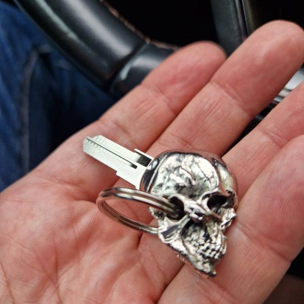 Skull Key for Harley Davidson,sportster,custom From 1994 to 2010, Blade ...