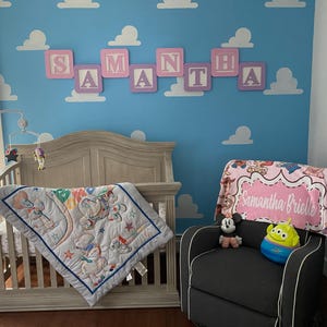 Toy Story Style Wooden Alphabet Blocks. Name Blocks. Personalised ...