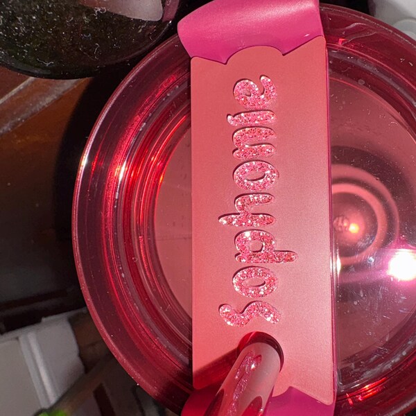 Custom Name Drink Tags | Custom Wine Glass Name Charms | Acrylic Drink ...