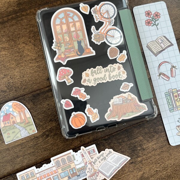 Cozy Reads Sticker Pack | Bookish | Bibliophile | Kindle | E-reader ...