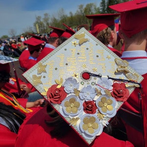 Custom Graduation Cap Topper Personalized Grad Cap Senior Class of Gift ...