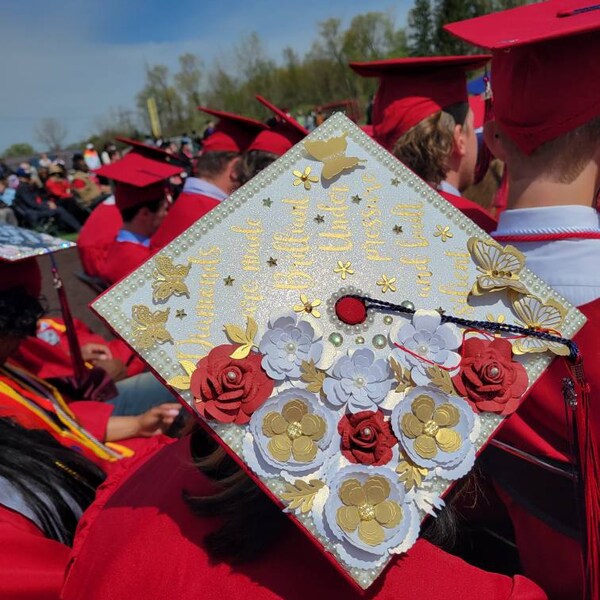 Custom Graduation Cap Topper Personalized Grad Cap - Senior Class of ...