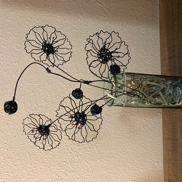 Wire Fruits Set From Three Fruits / Wall Decoration / Wire Pear / Wire ...