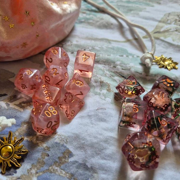 Shadowy Forest Dnd Dice Set, Polyhedral Dice, D&D Dice, Dungeons and ...