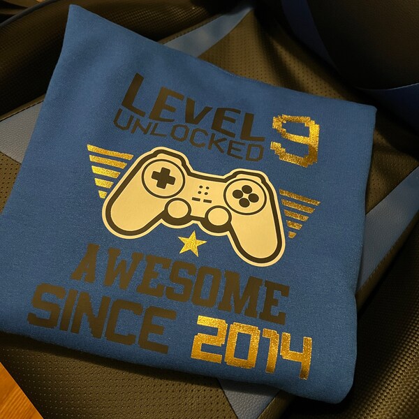 Level 9 Unlocked Svg 9th SVG PNG JPEG Cricut or Silhouette Cut File - Etsy