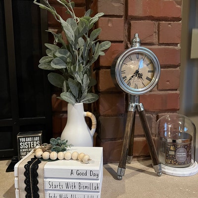 Large Islamic Wooden Book Stack Decor Start With Bismillah Islamic Home ...