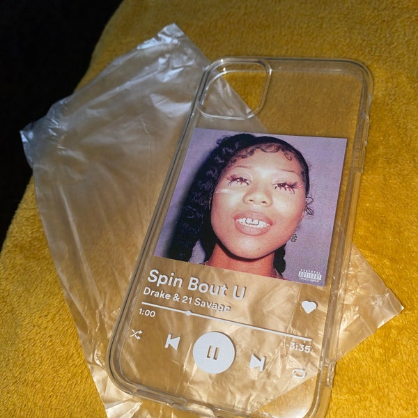 Custom Music Plaque Phone Case Music Player Song Cover for iPhone 17 ...