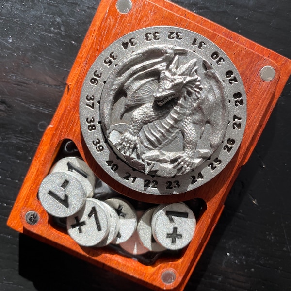 Magic the Gathering Life Counter and Tokens Case, MTG Set, Trading Card ...