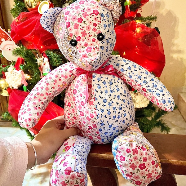 Memory Bunny Pattern, Keepsake Bunny Sewing Pattern, Rabbit Soft Toy ...