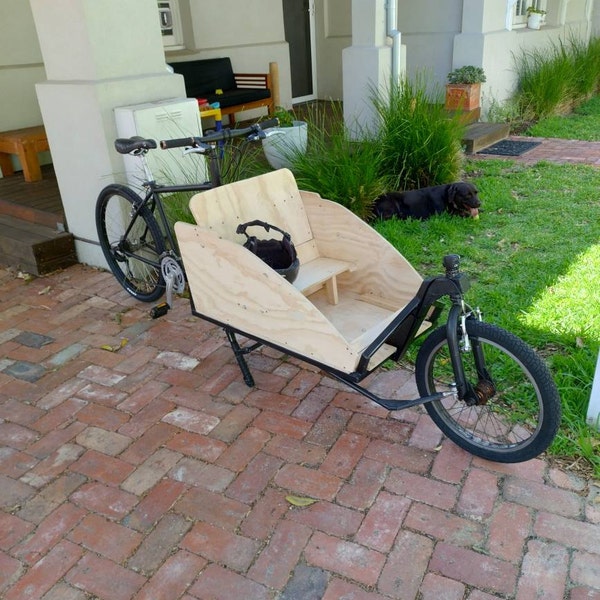DIY Cargo Bike - Plans and Blueprints, Building Info and 3D Model - Etsy