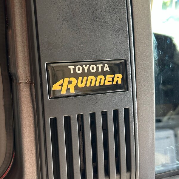 First Gen 4runner B-pillar Badges (x2) Labels Sticker, Label, Decal - Etsy