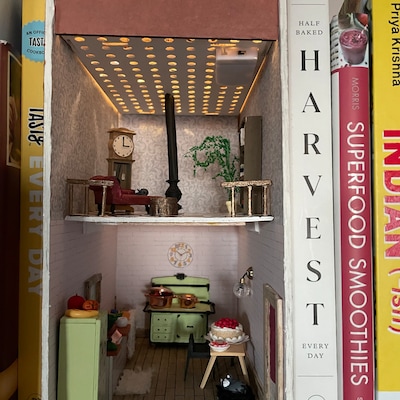 Single Wide Book Nook Kit, Diorama With Free Lighting, 'keep It Simple ...