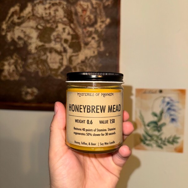 Candle legendary Legendary Game Item, Skyrim Inspired, Gamer Candle ...