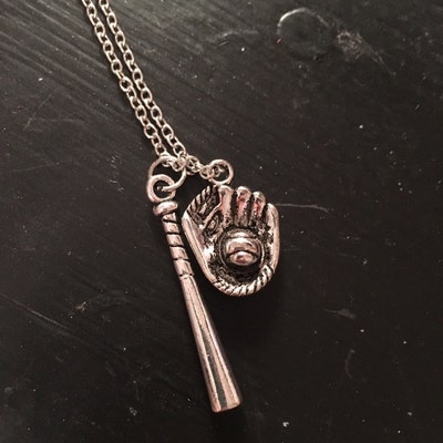 8 Baseball Bat Charms, Antique Silver Charms, Bat Charms, Bat, Baseball ...