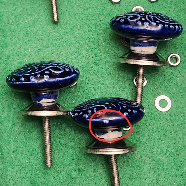 Red & White Ceramic Knobs Ceramic Door Knobs Kitchen Cabinet Drawer Pulls - Etsy