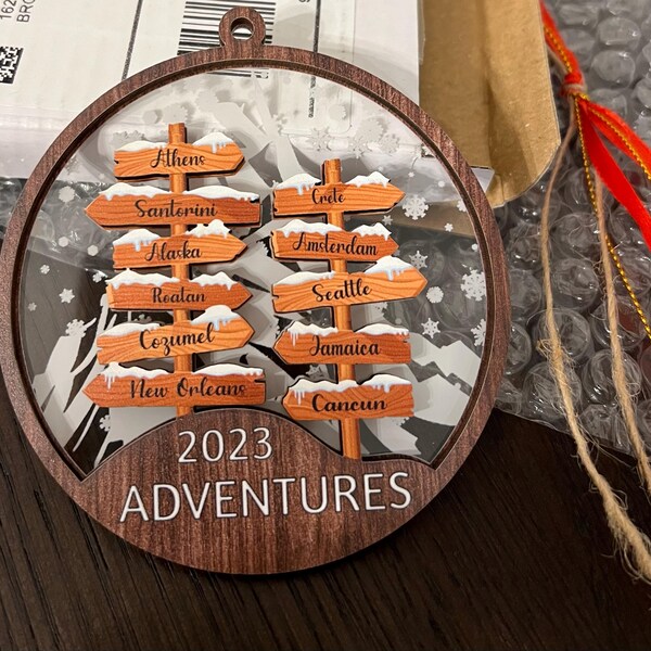 Our Family / Grand Children Christmas Ornament, Personalized Family ...