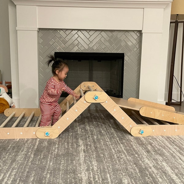 Double-sided Balance Beam Set From 8, Wooden Balance Board, Montessori ...