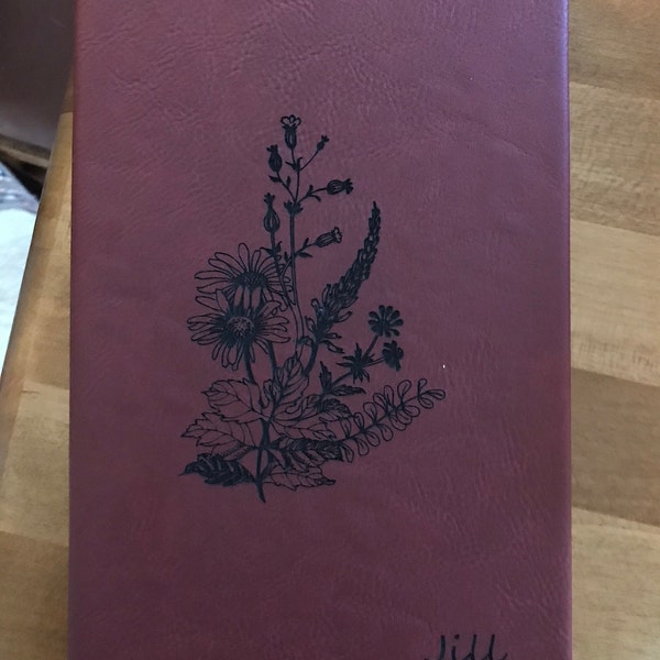 Journal Monogrammed Notebook Personalized Leatherette Graduation Gift ...