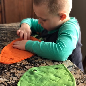 Girly I Spy Bag Ombre Rainbow Fleece Quiet Activity Seek | Etsy