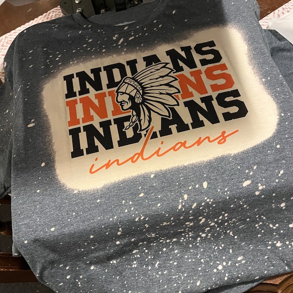 Indians SVG PNG, Indians Face Svg, Indians Mascot Svg, Indians Shirt ...