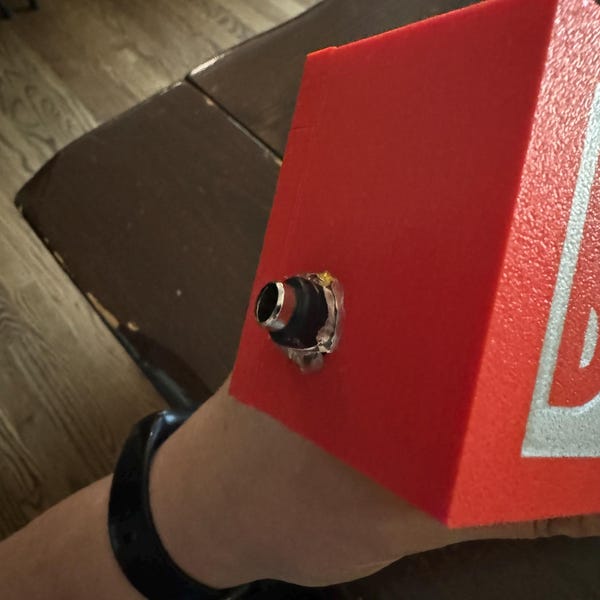 8-bit Mario Raccoon Wall Art 3D Print 200mm Game Room Man Cave Tall ...