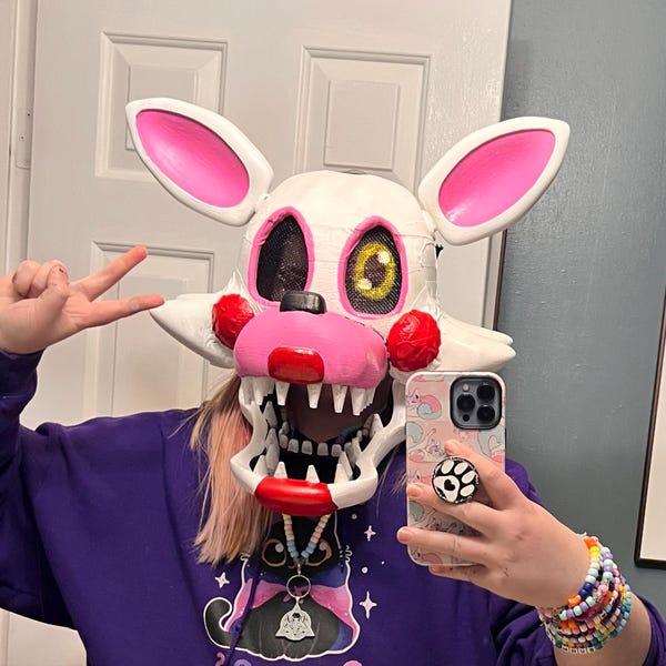 Mangle Mask DIGITAL File for 3D Printing (FNAF / Five Nights at Freddy ...