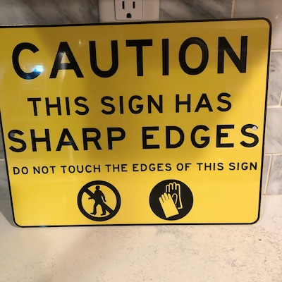 Metal Warning Sign, Do Not Dumb Here, No Dumb Area, Funny Sarcastic ...