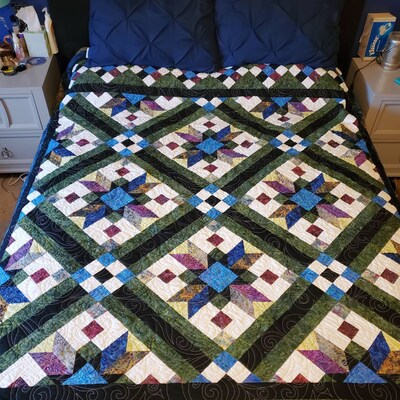 Queen Size Stunning Star Quilt - Etsy