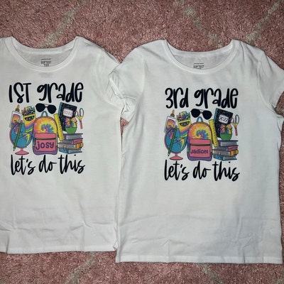 Let's Do This School Grade Bundle of 9 PNG Print File for Sublimation ...