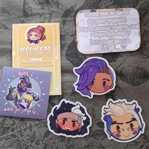 Overwatch - Support Stickers - Etsy