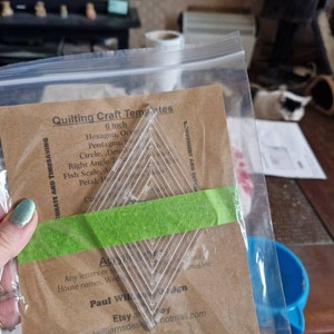 Circular Quilting Template Set, 6 Inches, Quilt Making, Paper Piecing ...