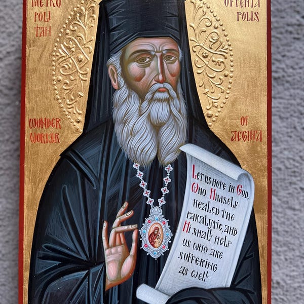St. John Maximovitch Hand Painted Icon, Holy Hierarch St. John of ...