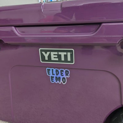 Holographic Elder Emo Sticker Emo Sticker Elder Emo Stickers Goth ...