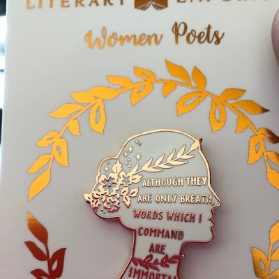 Sappho Enamel Pin Women Poets Pin Collection book Lover Feminist Pin ...