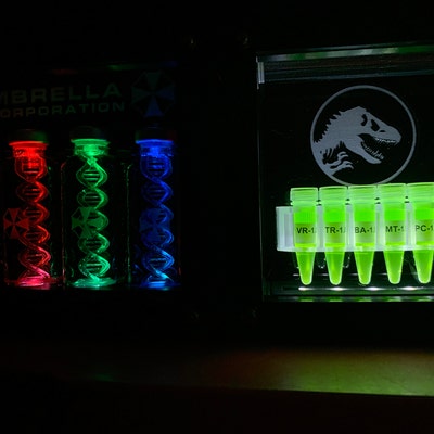 Xience Technologies Lighted 3 Vial Display Set - Etsy