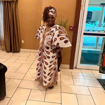 Adire Gown Styles, Adire Styles for Women, Adire Kaftan Styles, Adire ...