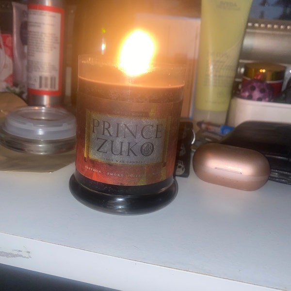 Prince Zuko // Last Airbender 8oz Jar Scented Soy Candle - Etsy