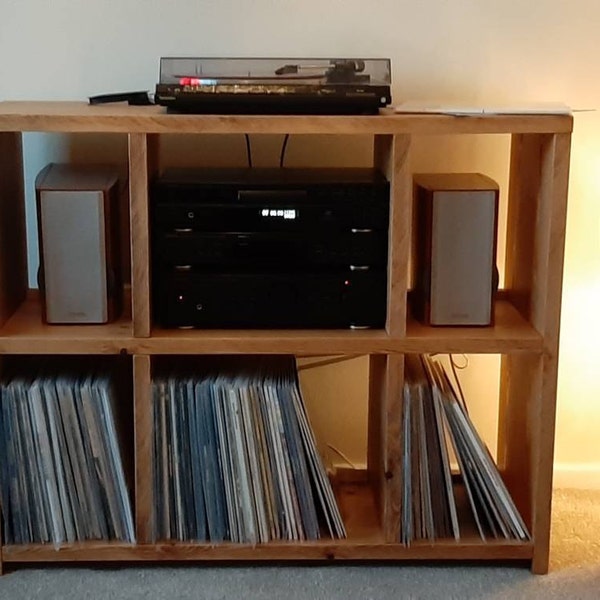 DJ Stand Record Player Sideboard Vinyl Unit. Bespoke Furniture, Hand ...