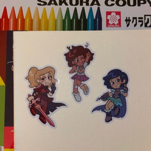 Amphibia Vinyl Stickers anne Sasha Marcy - Etsy