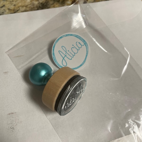 Kids Name Stamp, Childs Name Stamp, Personalized Gift for Kids Rubber ...