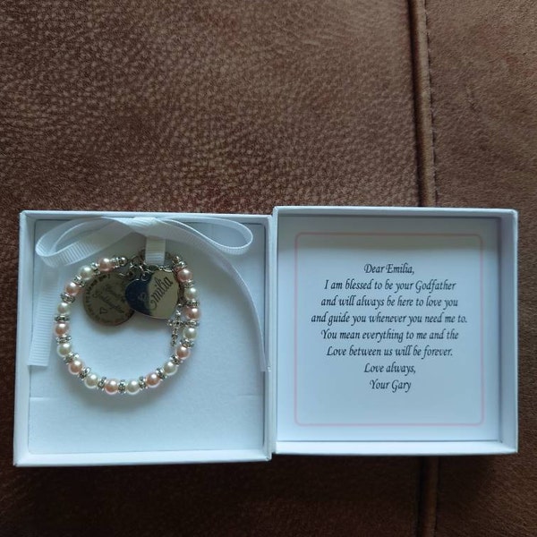 Goddaughter Baptism Gift From Godfather, Gift for Goddaughters Baptism ...