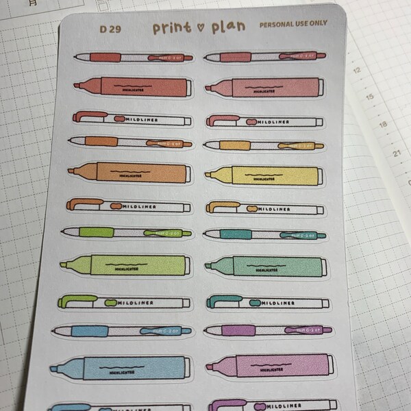 Utility Bills Printable Doodle Icon Stickers | Digital Planner Sticker ...