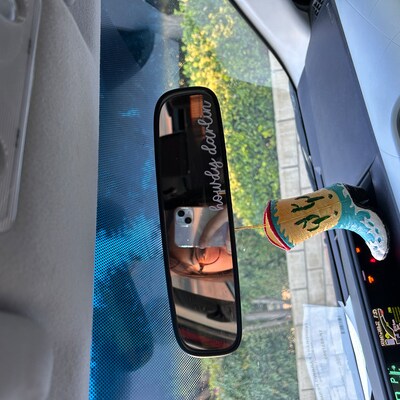 Howdy Darlin Decal, Rear View Mirror Decal, Mirror Sticker, Positive ...