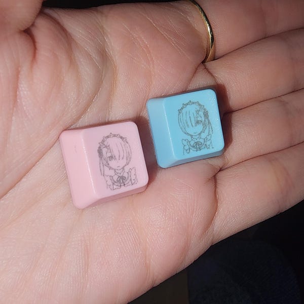 Re:zero Keycap Set - Etsy