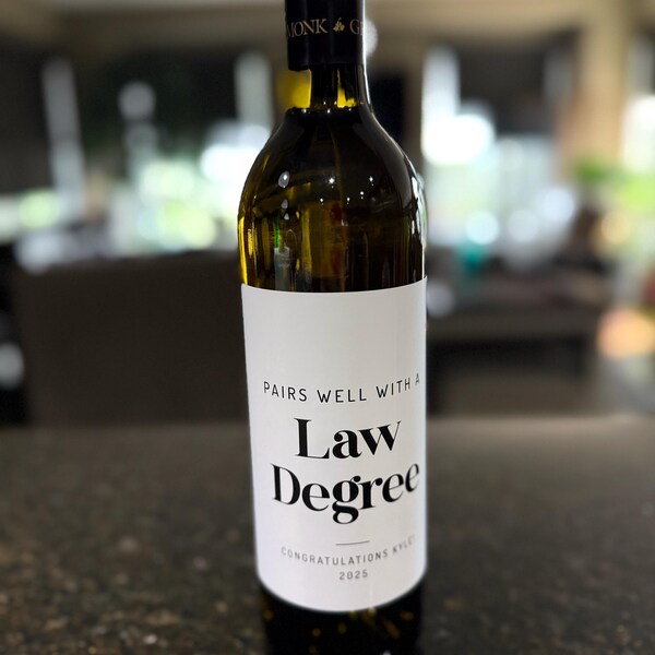 Custom Engagement Wine Label, Custom Bridesmaid Proposal Label/photo ...