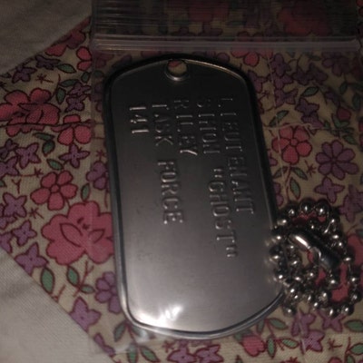 Simon 'ghost' Riley US Military Dog Tag Set - Etsy
