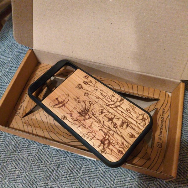 Wooden Cable Holder | Mahogany, Walnut, Cherry | Wire Management | Desk ...